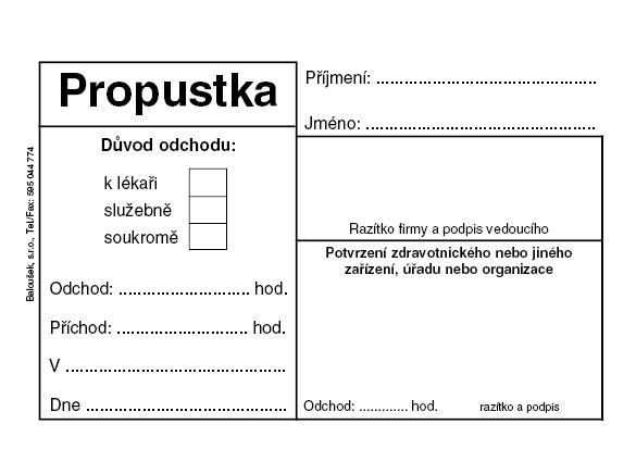 Propustka A7